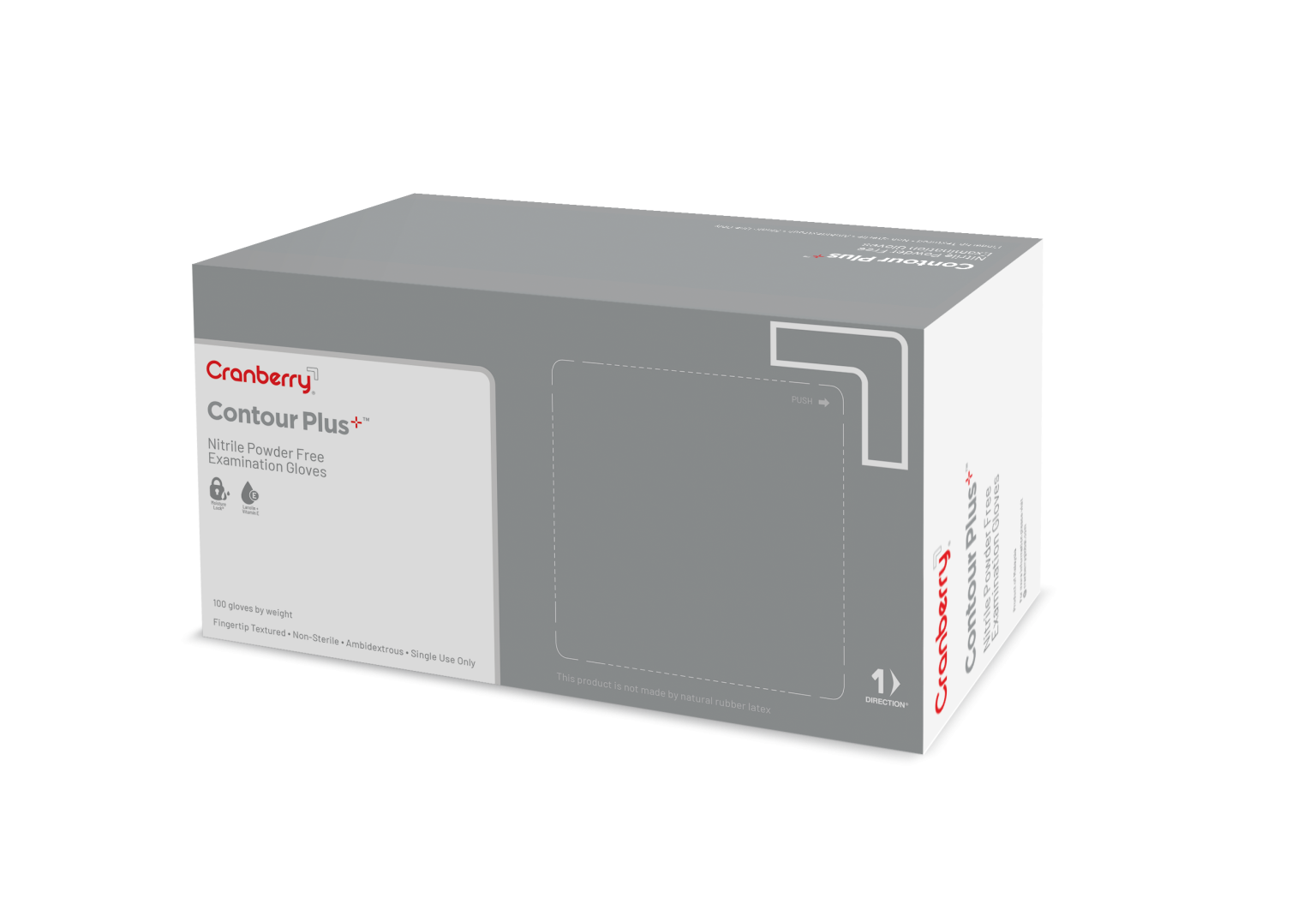 Contour Plus Nitrile Gloves | Lanolin & Vitamin E