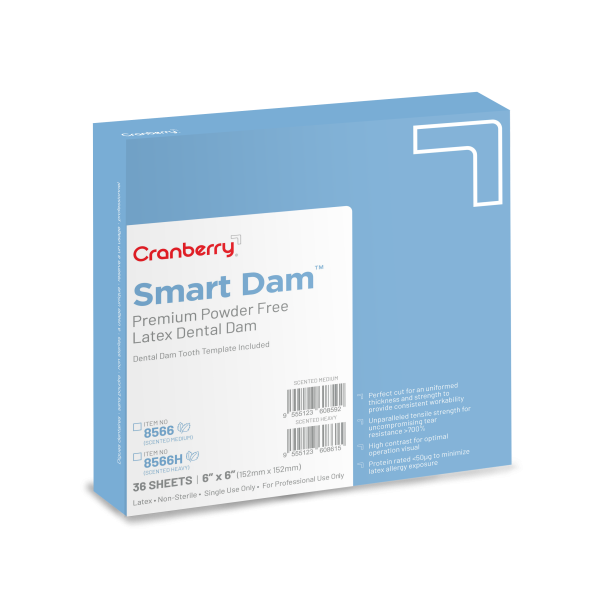 Latex Powder-Free Smart Dams - High Contrast & Tear Resistance