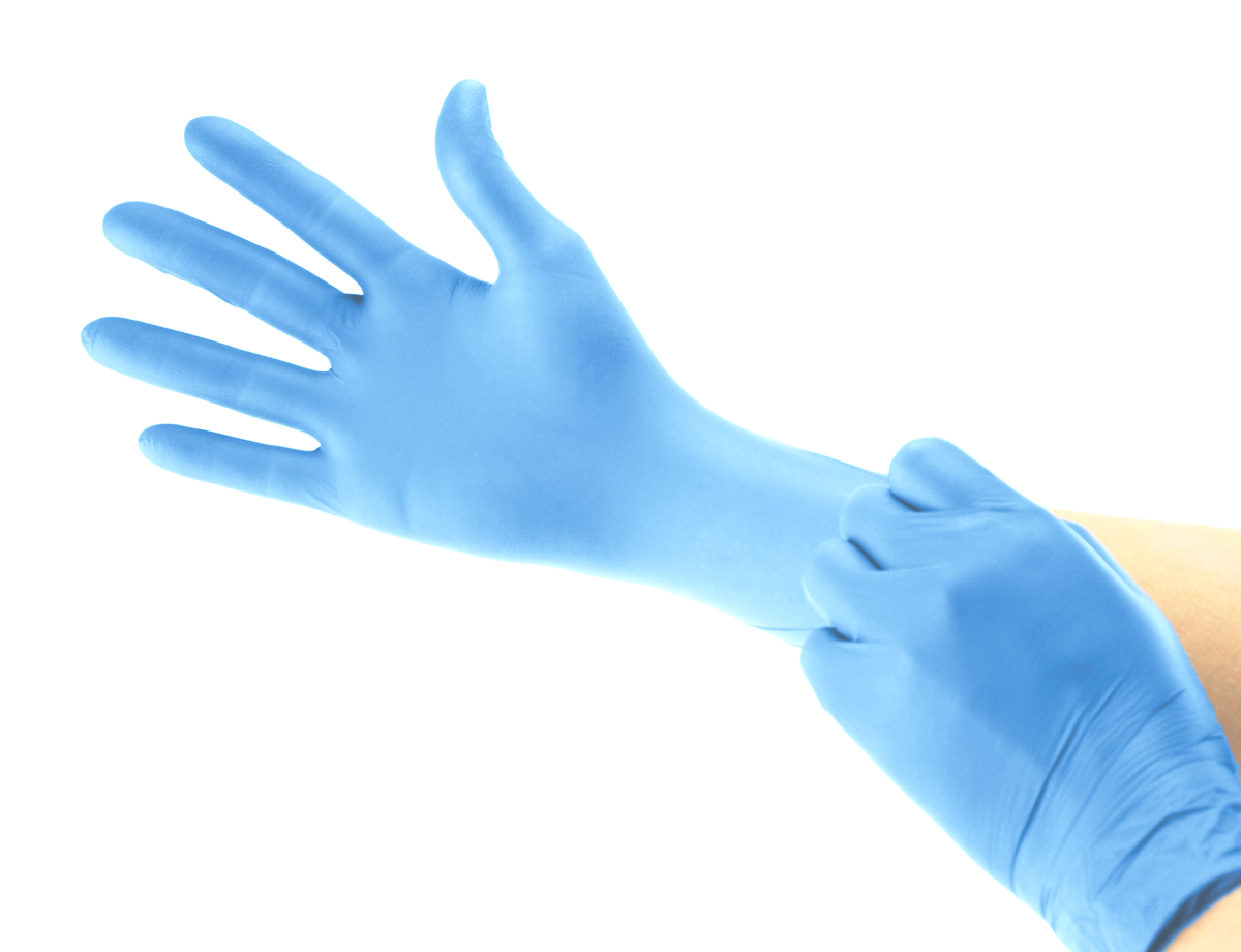 Contour Nitrile Gloves – Ergonomic Comfort | Cranberry Global